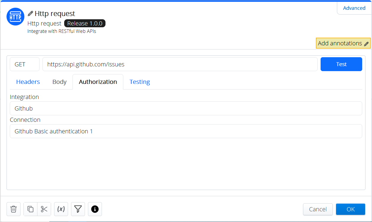 Use the GitHub API in Workflow